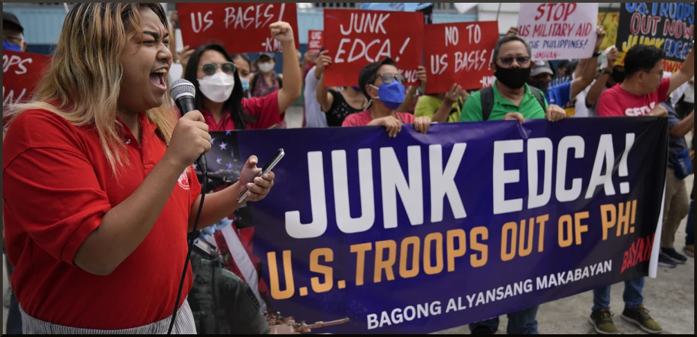 Protests demand U.S. military out of the Philippines - Stop the Wars at ...